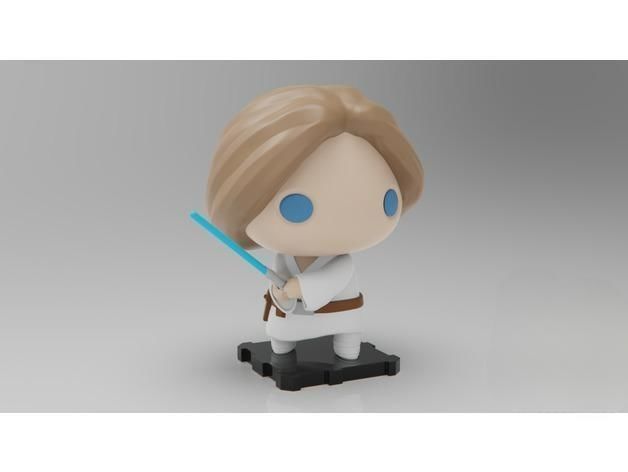 Luke Skywalker 3D Print Model 3D model 3D printable | CGTrader