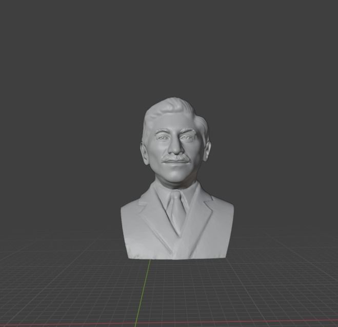 Abraham Maslow 3D model 3D printable | CGTrader