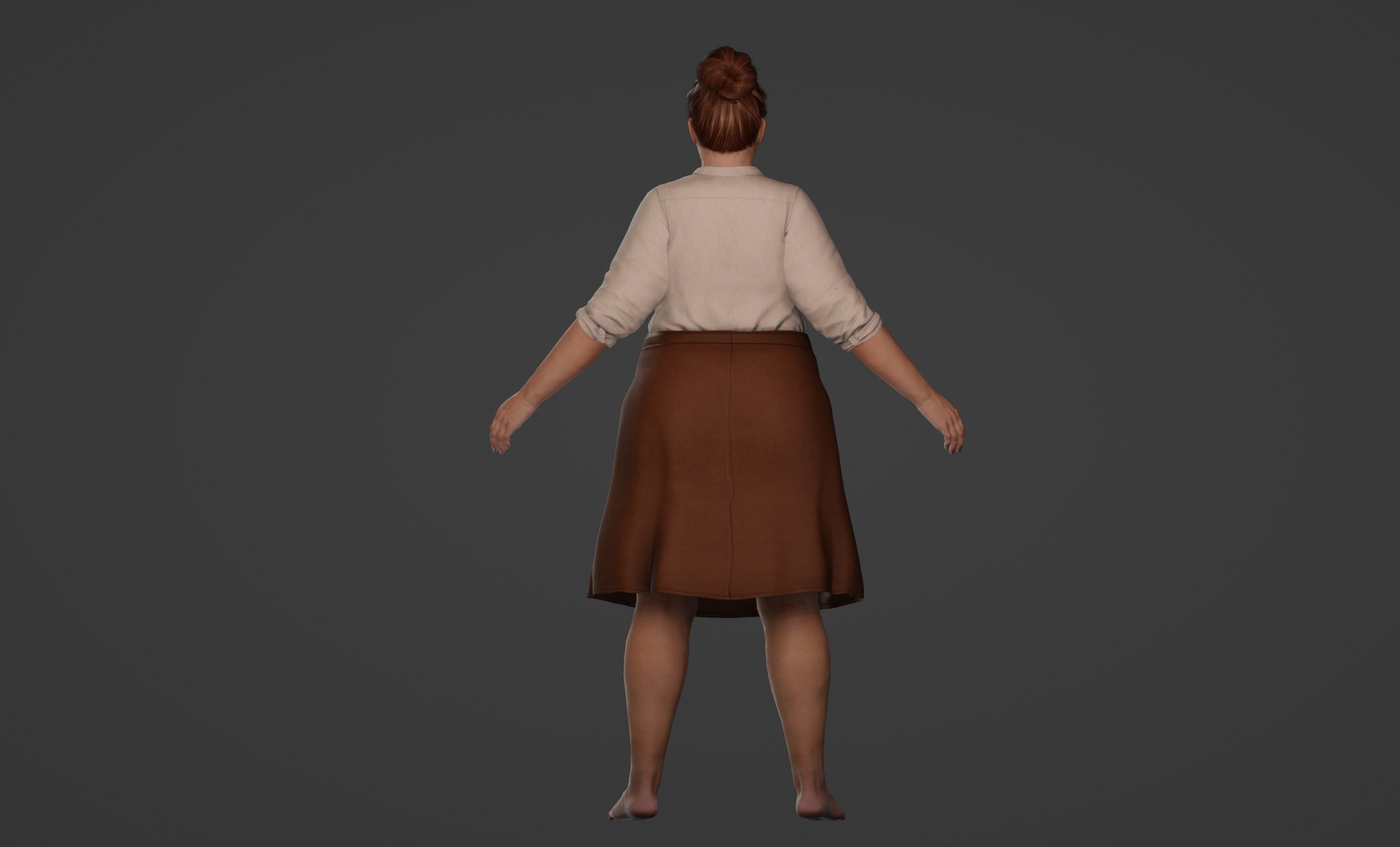 3D Character Model of a Happy Woman 3D model | CGTrader
