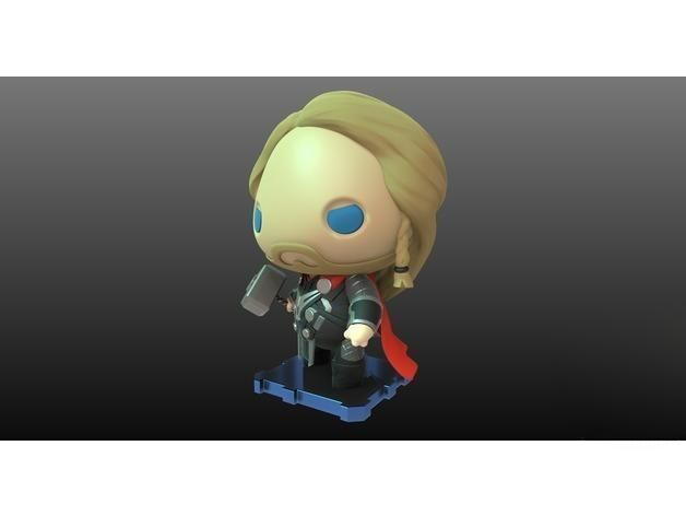 Thor 3D Printed Sculpture 3D model 3D printable | CGTrader