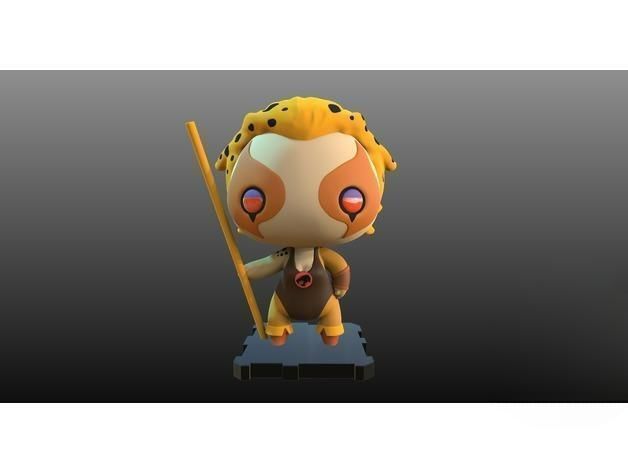Thundercats Classic Cheetara 3D Printing Creation 3D model 3D printable ...
