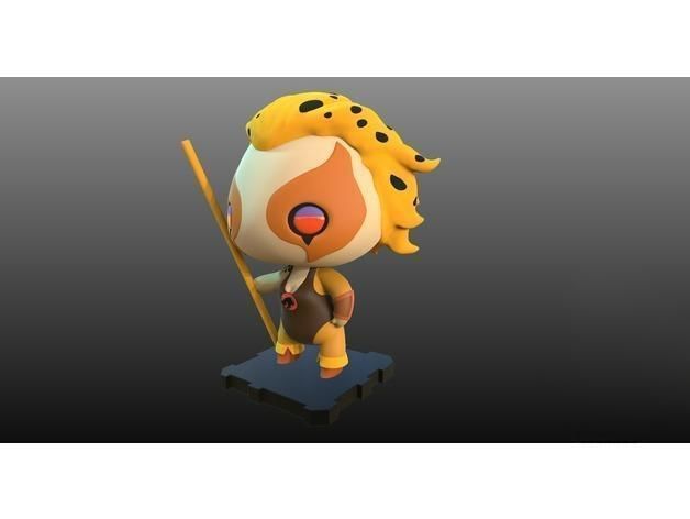 Thundercats Classic Cheetara 3D Printing Creation 3D model 3D printable ...