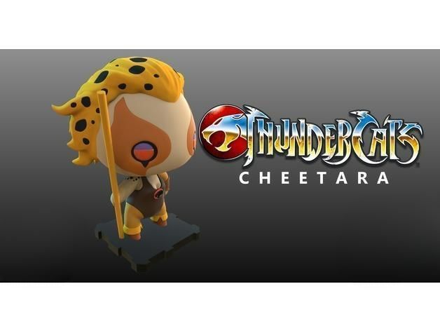 Thundercats Classic Cheetara 3D Printing Creation 3D model 3D printable ...