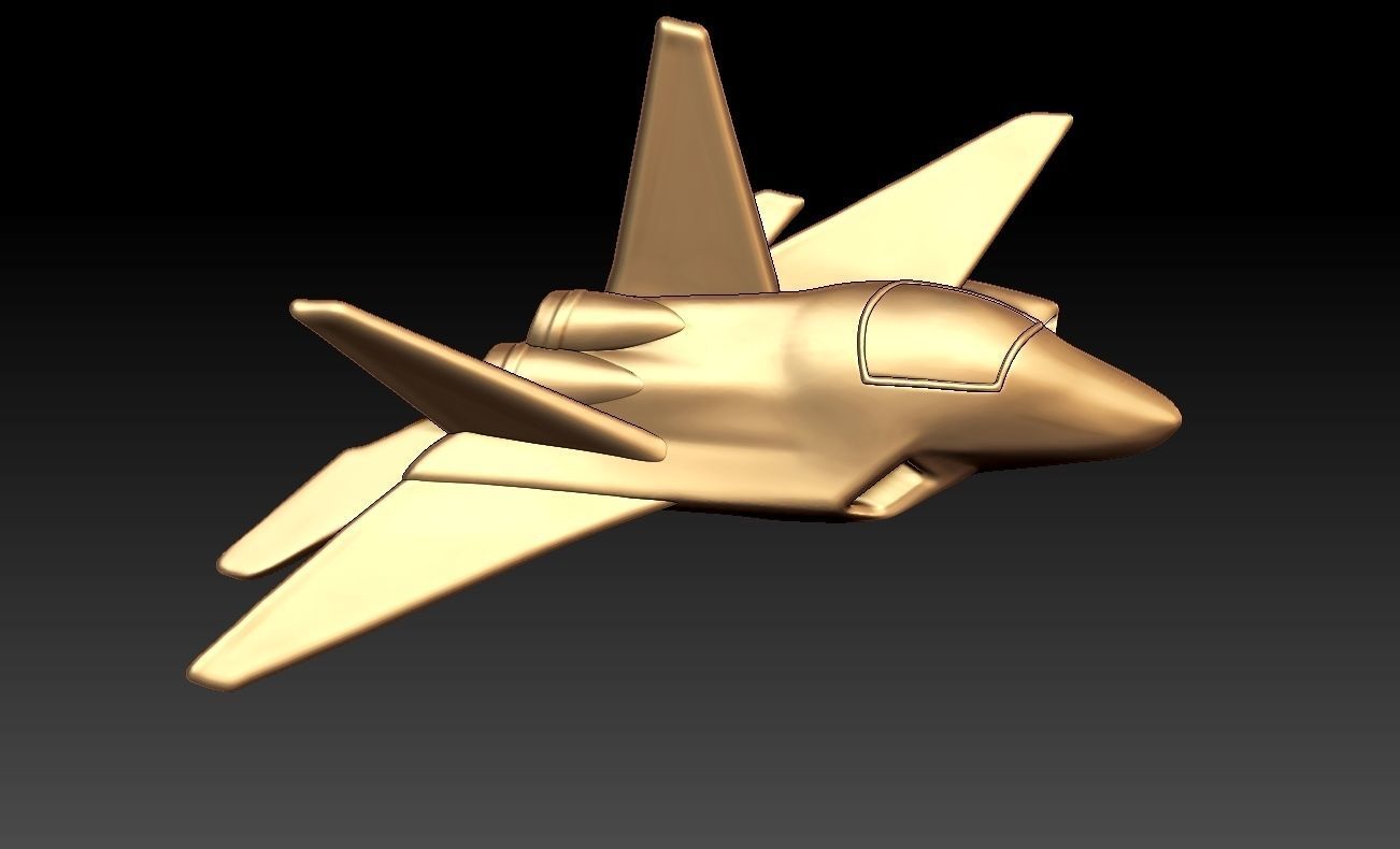 Fighter Jet Model 3D model 3D printable | CGTrader