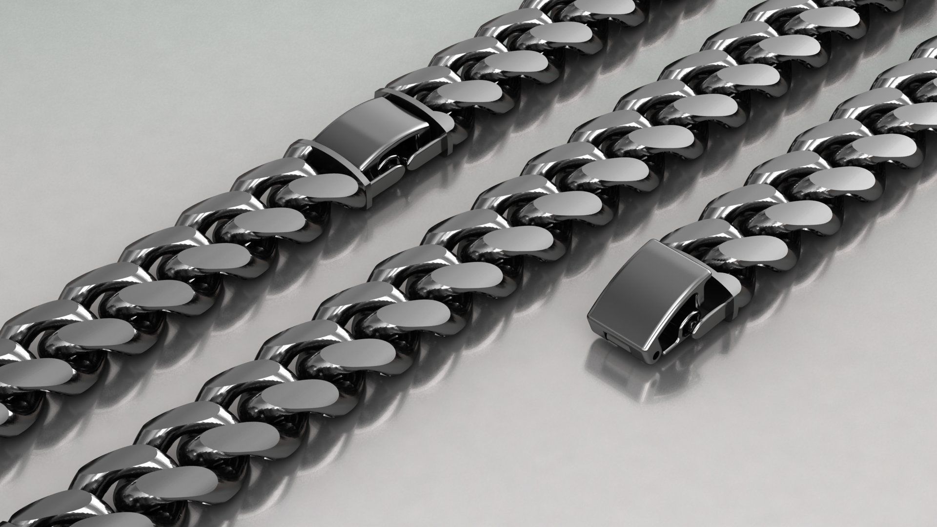 14 MM Cuban chain link 3D print model free version free 3D model 3D ...