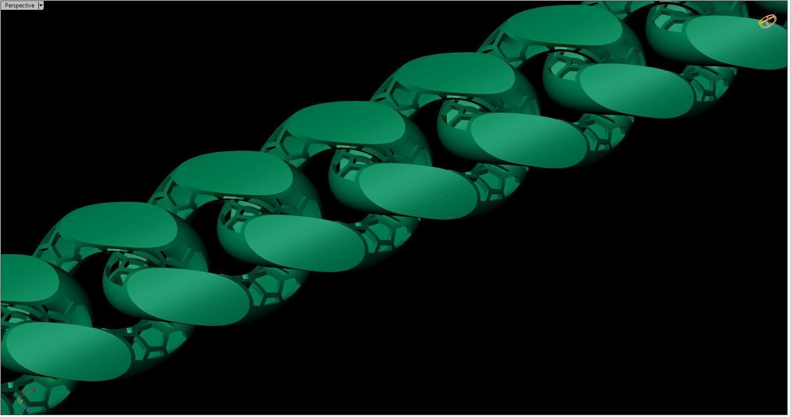 14 MM Cuban chain link 3D print model free version free 3D model 3D ...