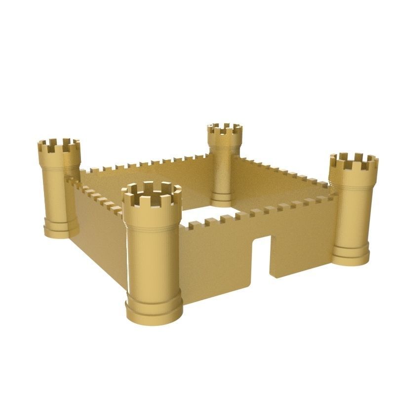 Aquarium Castle 3D model 3D printable | CGTrader