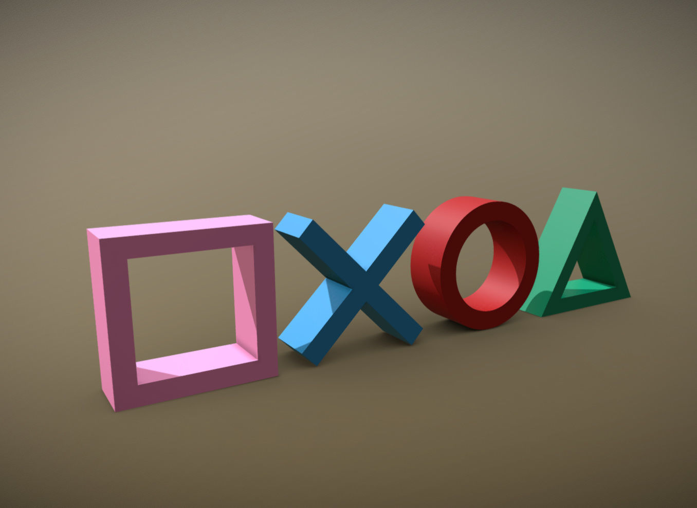 PLAYSTATION SIGNS 3D model 3D printable | CGTrader