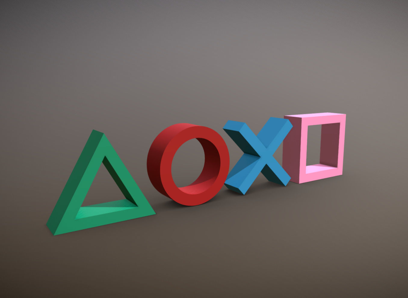 PLAYSTATION SIGNS 3D model 3D printable | CGTrader