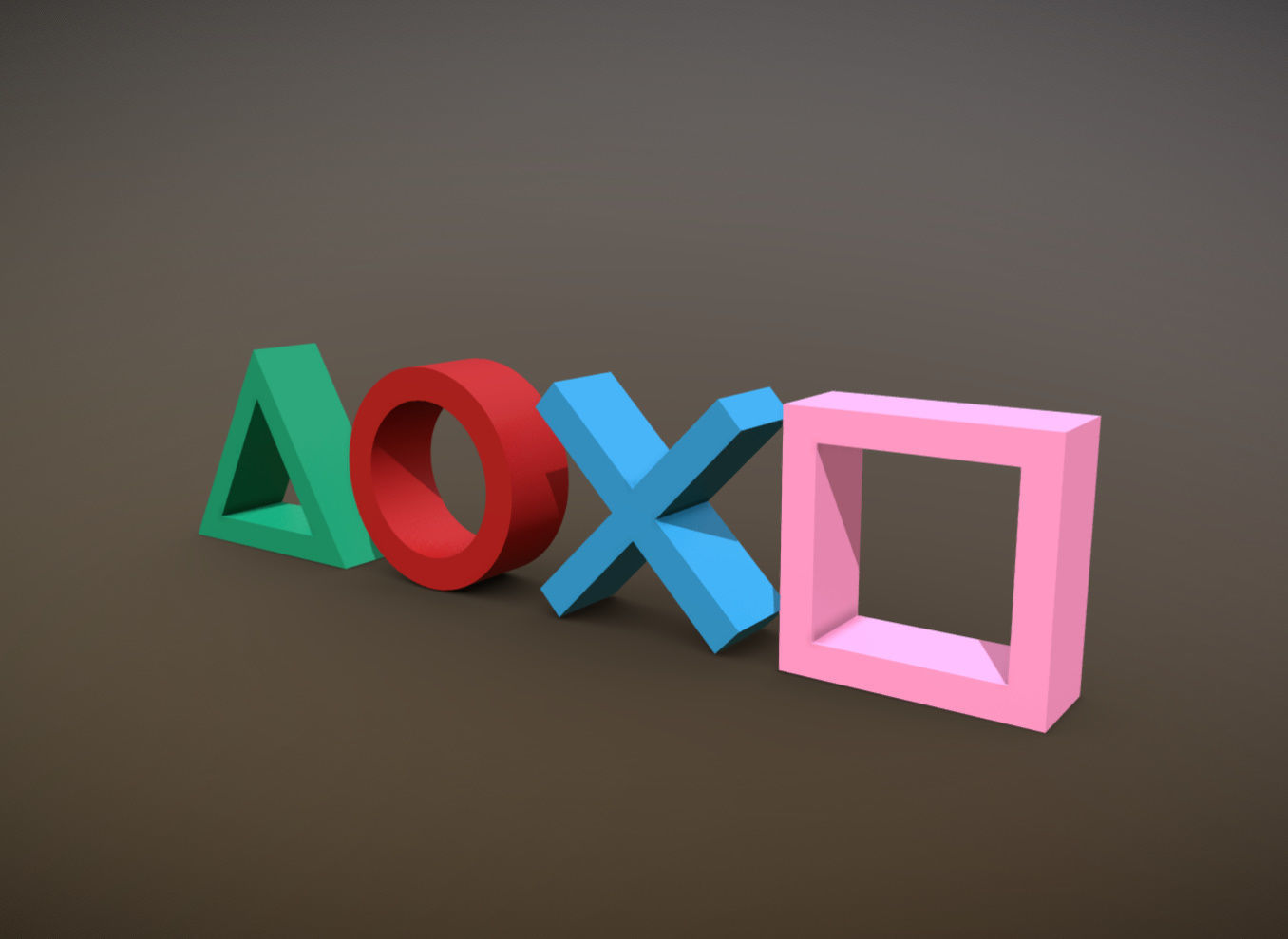 PLAYSTATION SIGNS 3D model 3D printable | CGTrader