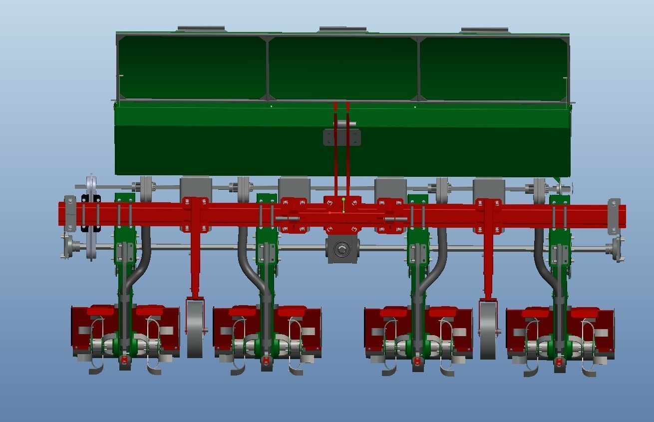 Rotary tillage planter 3D model | CGTrader