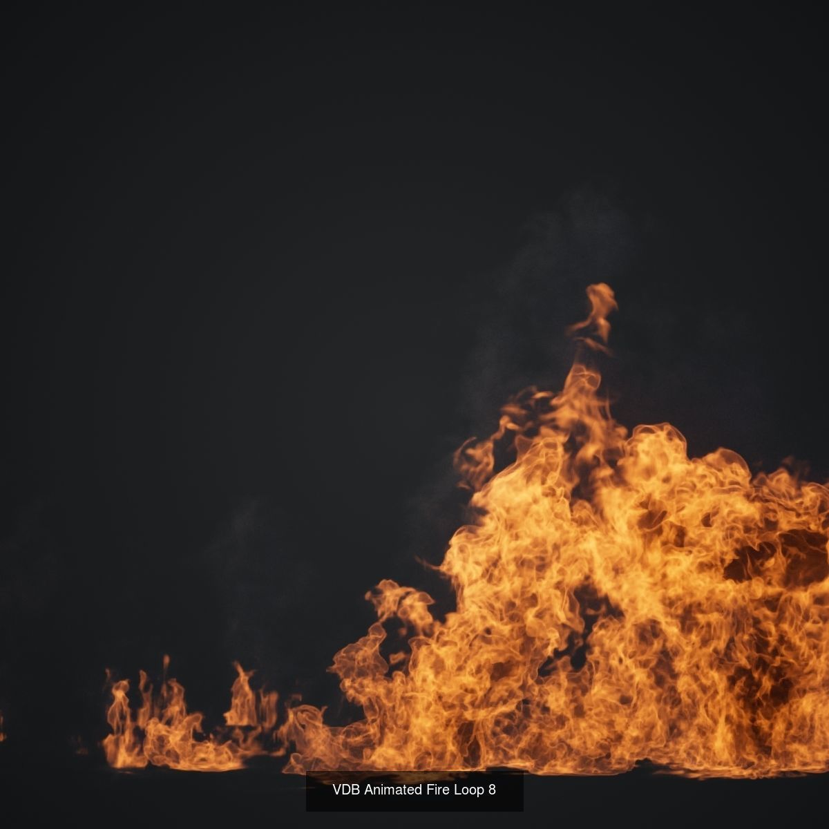 VDB Animated Fire Loop Collection | CGTrader