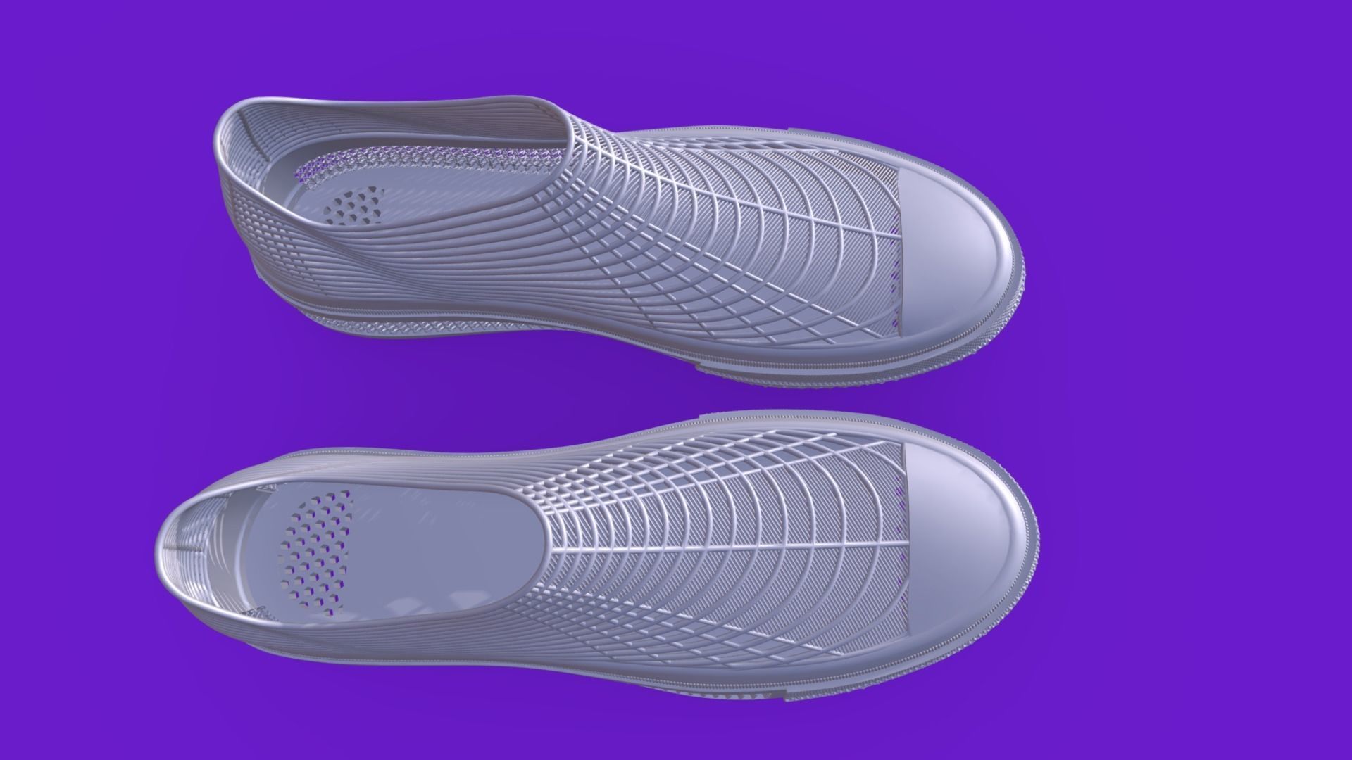 UNISEX CONVERSE 3D PRINTED SHOES SIZE 40 3D print model 3D model 3D ...
