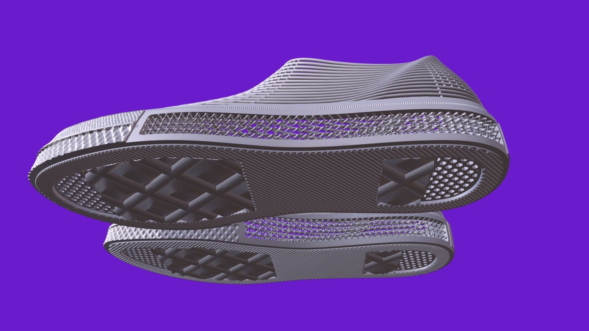 UNISEX CONVERSE 3D PRINTED SHOES SIZE 40 3D print model 3D model 3D ...