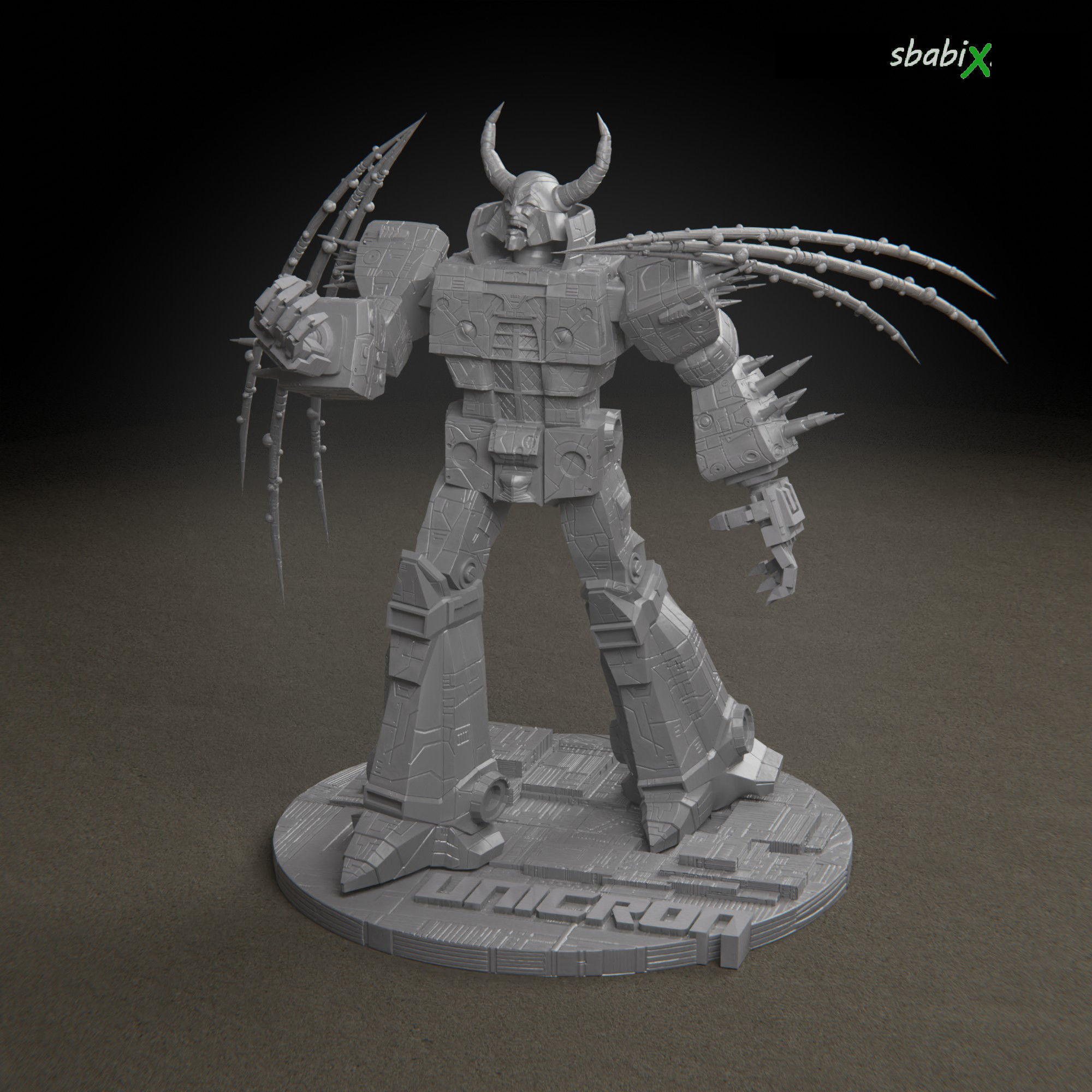 Unicron Villian from Transformers 80s Stl 3d model-best quality 3D ...