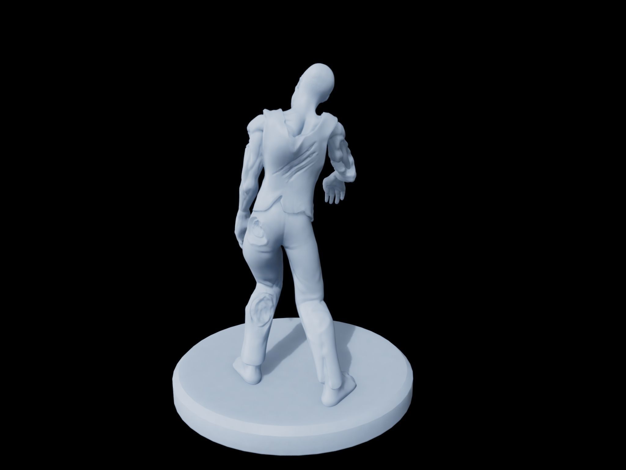 Zombie Miniature 3D model 3D printable | CGTrader