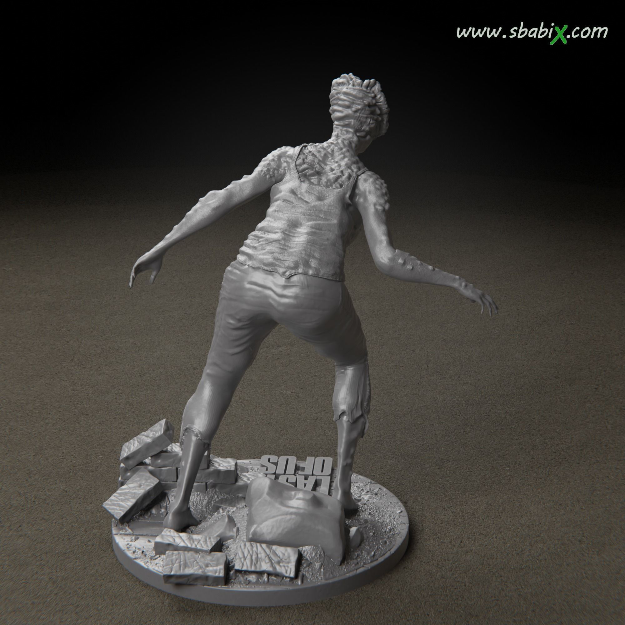 Clicker the Last of Us Television series 3d model single body 3D model ...