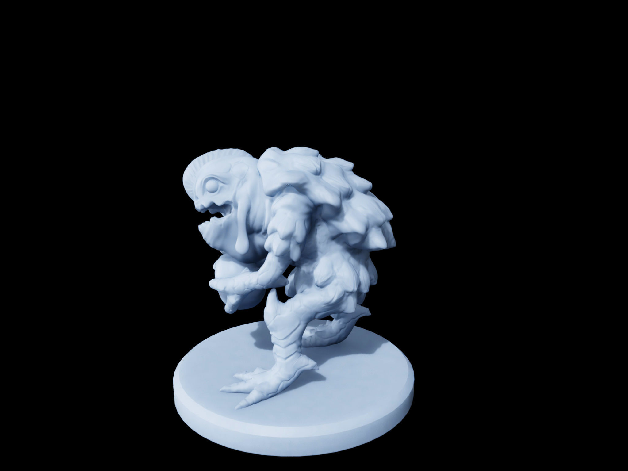 Mutant Fish Miniature 3D model 3D printable | CGTrader