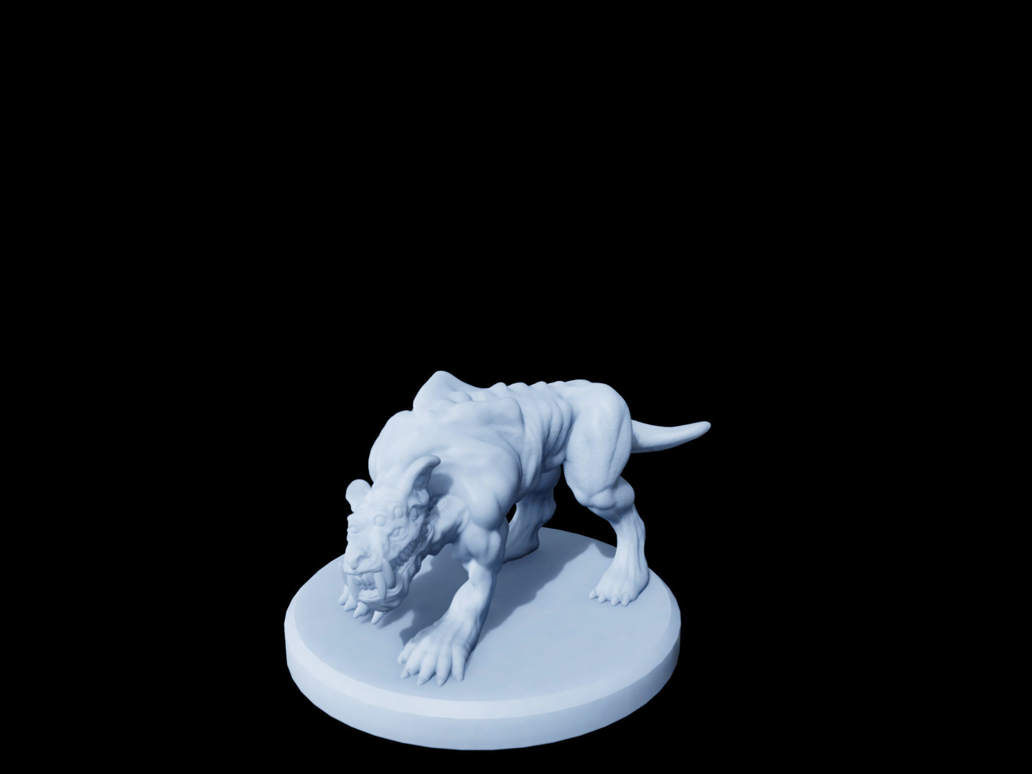 Mutant Dog Miniature 3D model 3D printable | CGTrader