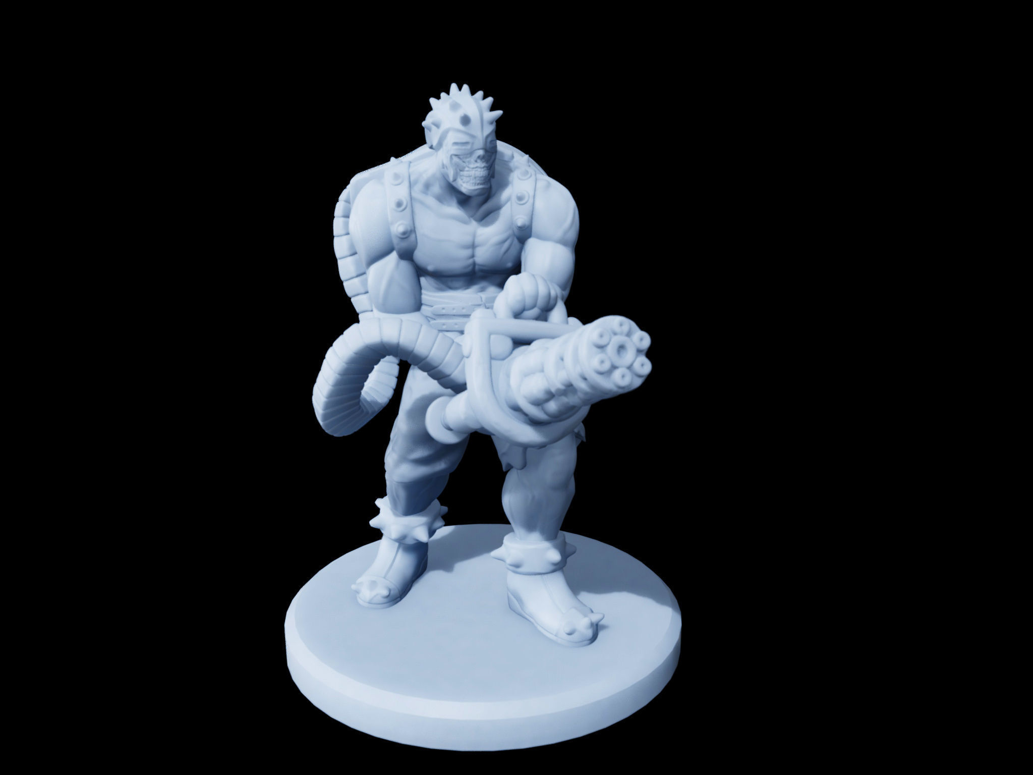 Chaingun Mutant Miniature 3D model 3D printable | CGTrader