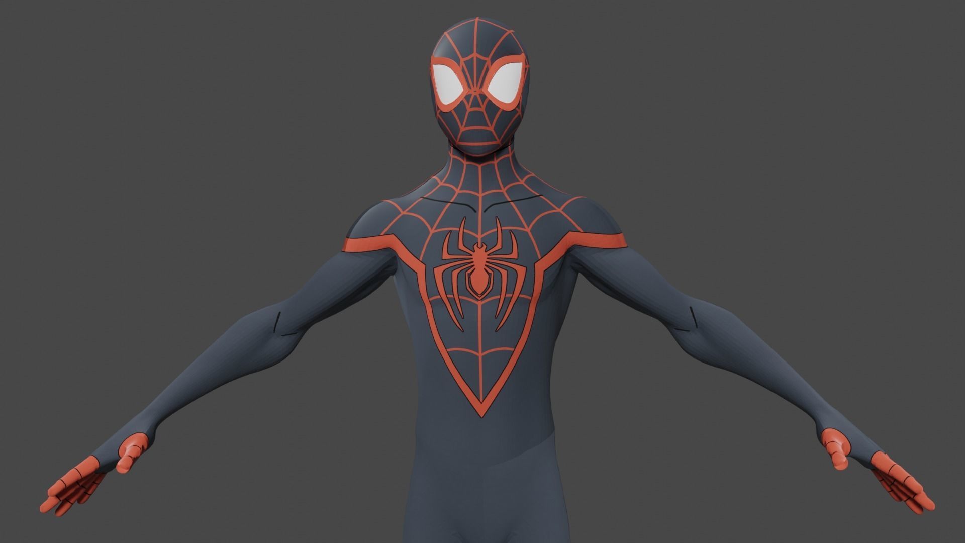 PS4 Miles Morales 3D Model 3D model rigged | CGTrader