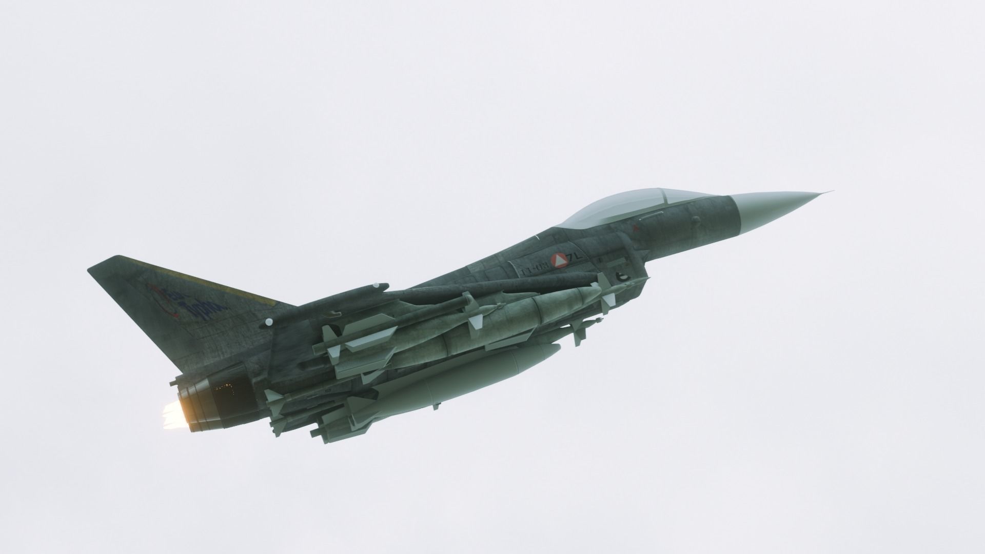 3D Animation of a Jet Fighter Launches a Missile at a Car 3D model ...