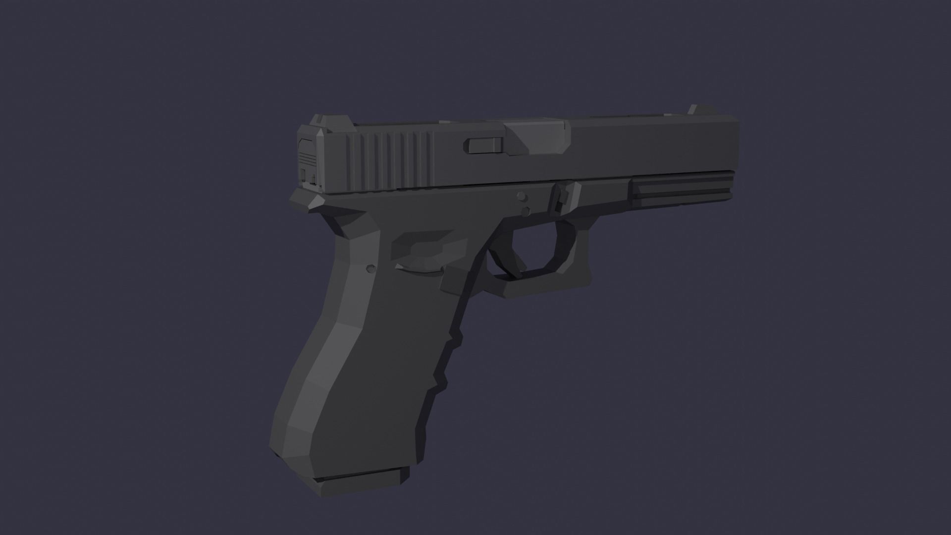 3D model Glock-18 C lowpoly stylized VR / AR / low-poly | CGTrader