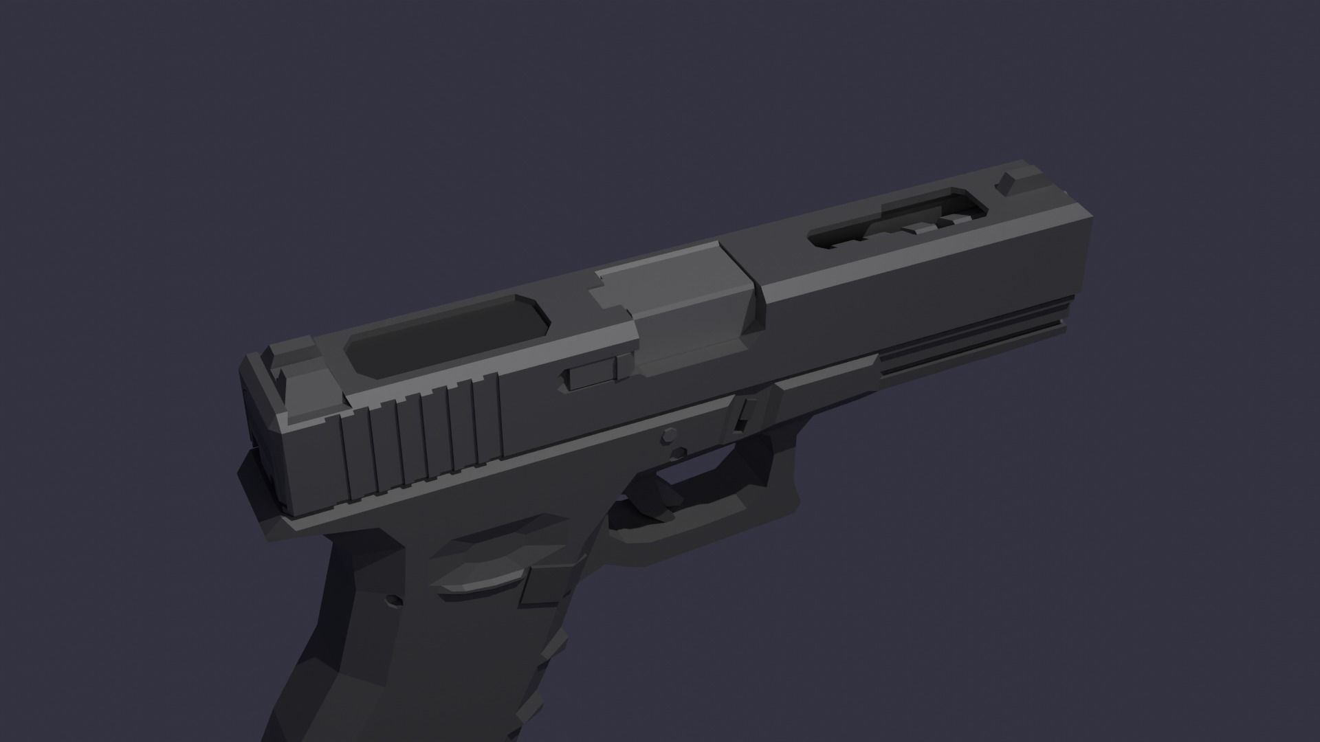 3D model Glock-18 C lowpoly stylized VR / AR / low-poly | CGTrader