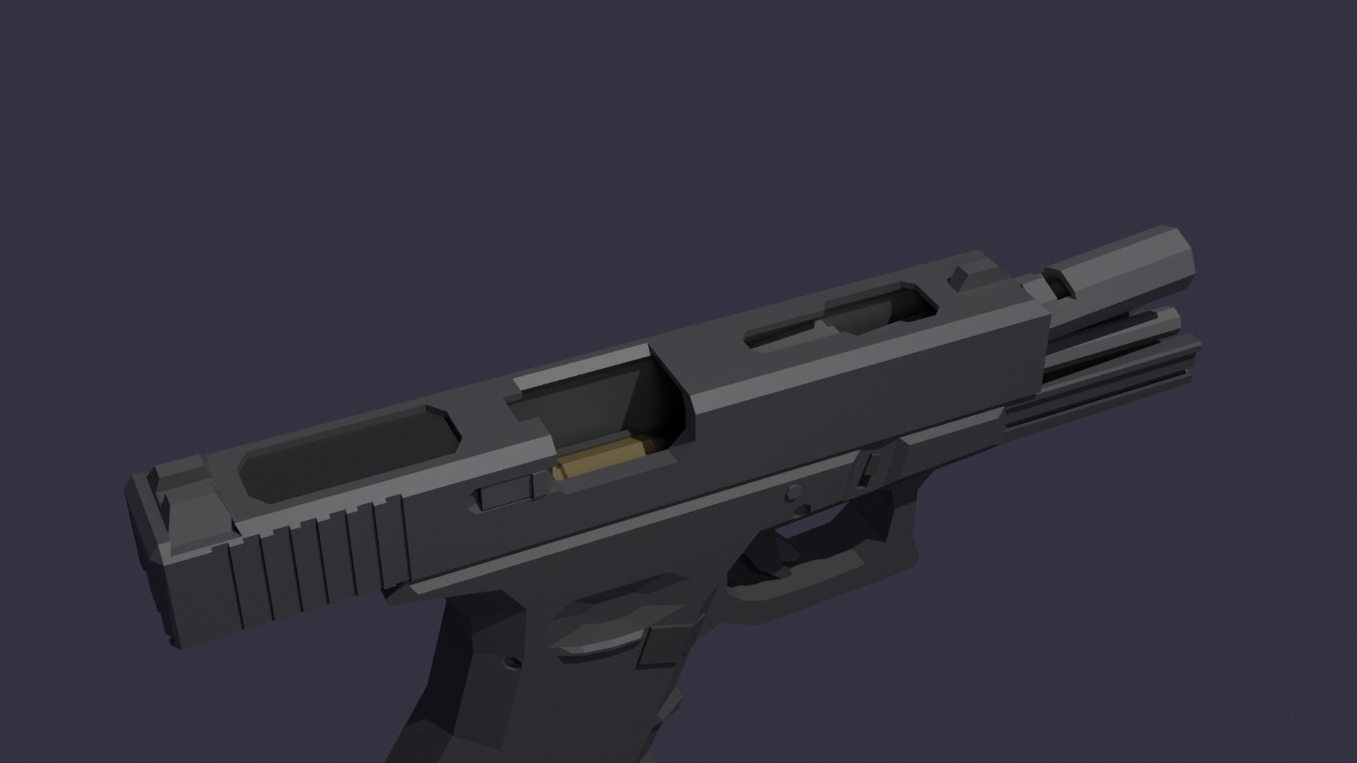 3D model Glock-18 C lowpoly stylized VR / AR / low-poly | CGTrader
