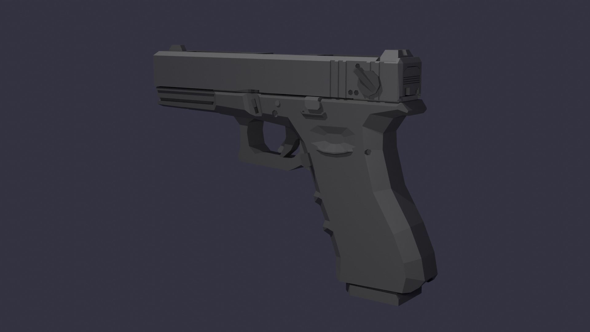 3D model Glock-18 C lowpoly stylized VR / AR / low-poly | CGTrader
