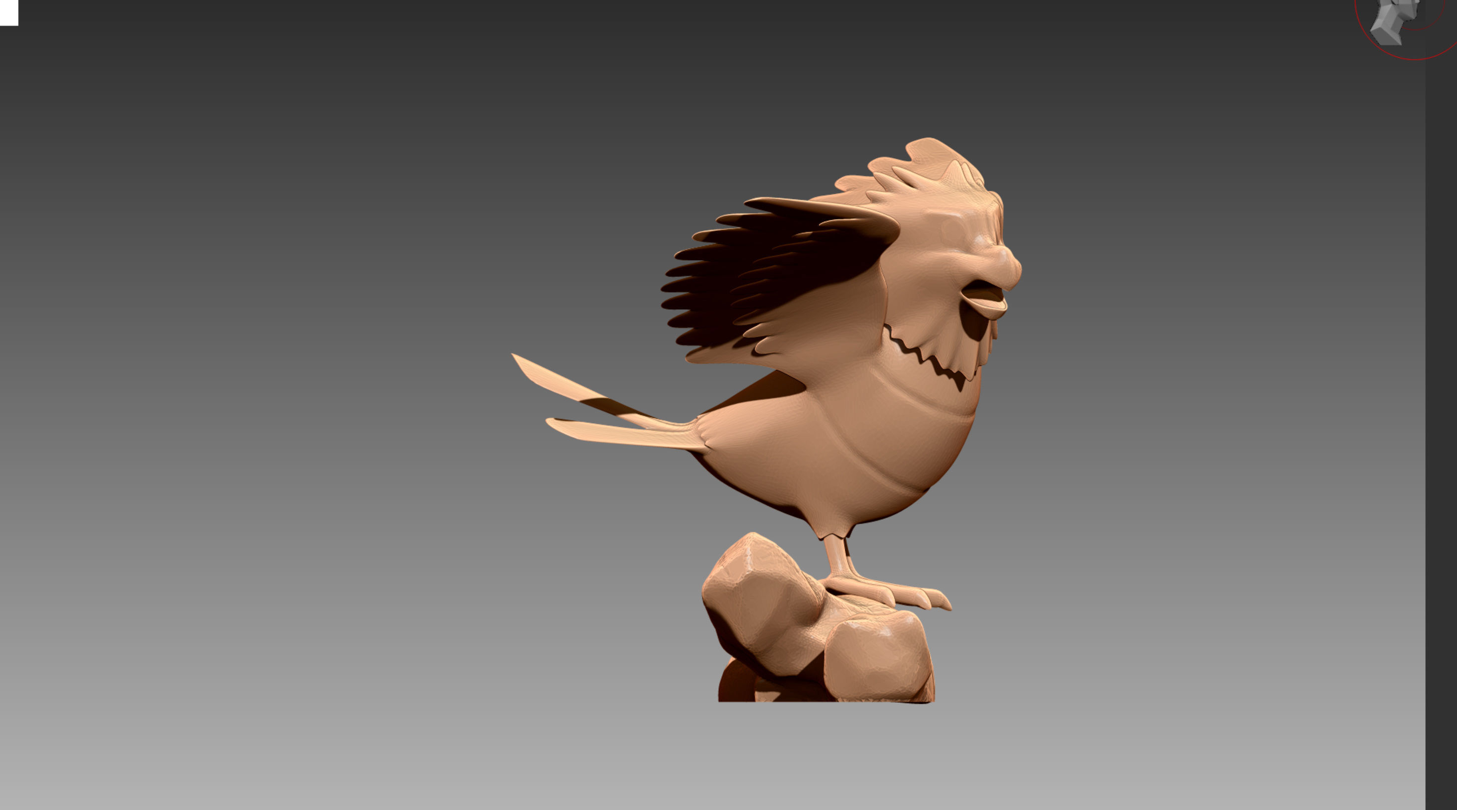Spearow Pokemon OBJ STL 3D model 3D printable | CGTrader