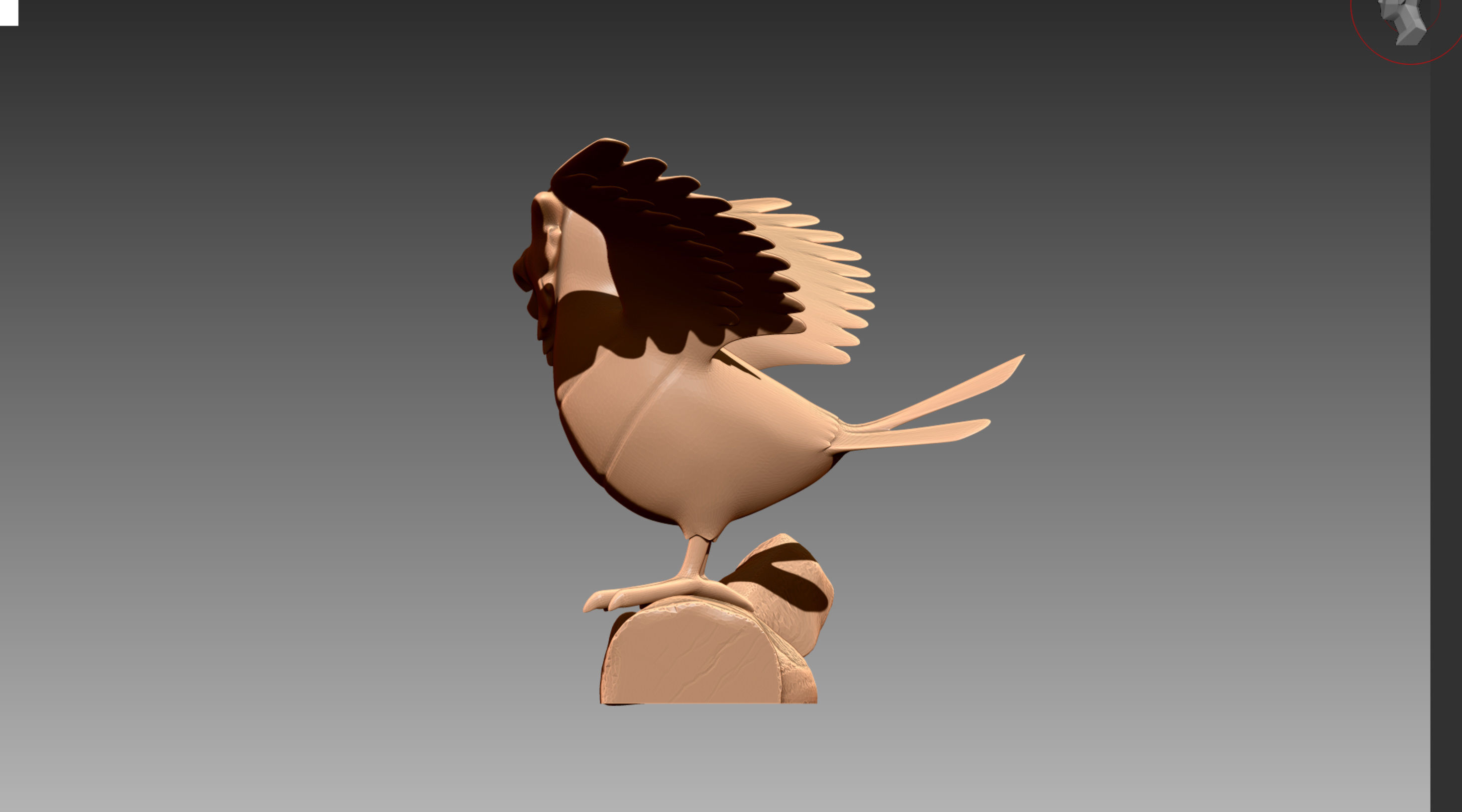 Spearow Pokemon OBJ STL 3D model 3D printable | CGTrader