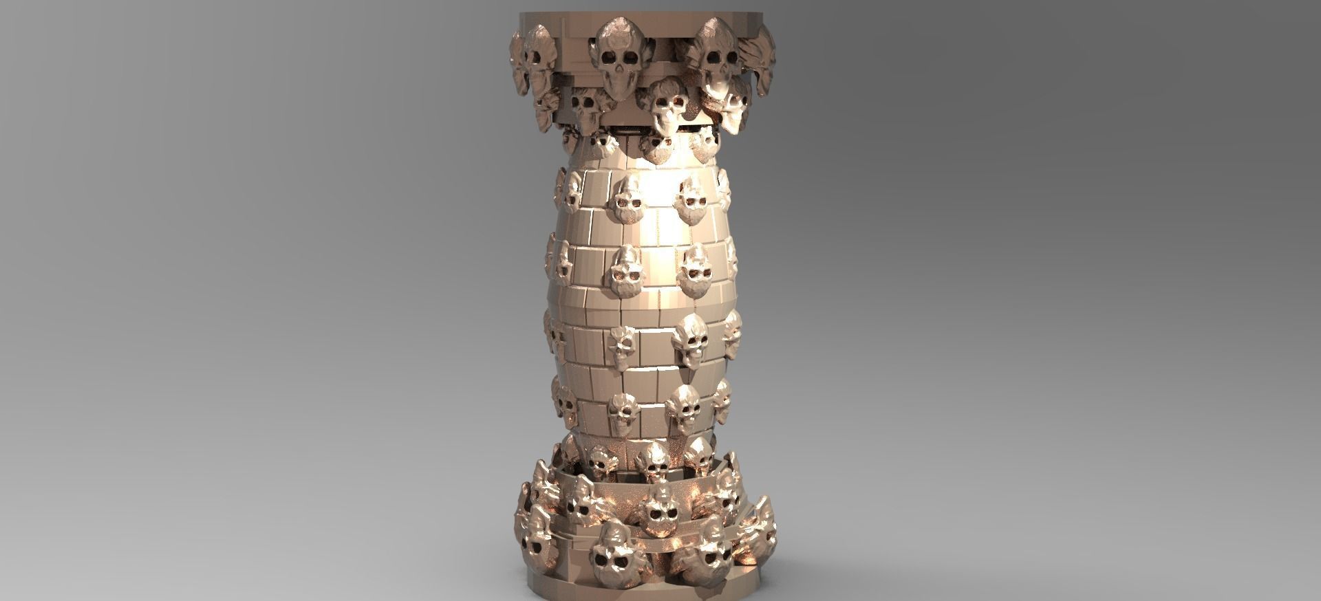 Secret cult pillar cave pillar 3D model | CGTrader
