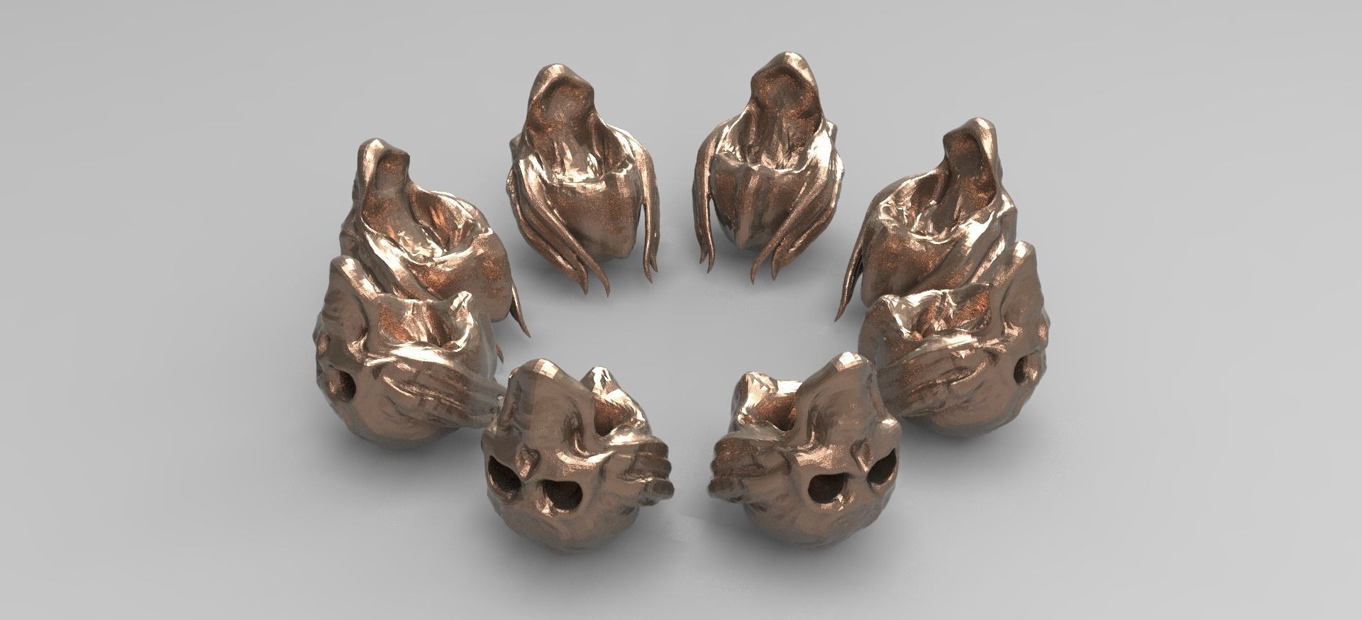 3D model Secret cult ring VR / AR / low-poly | CGTrader