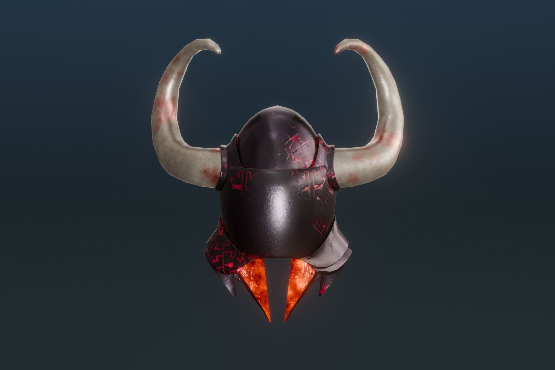 3D model Darklord Helmet - Magical medieval helmet - Evil VR / AR / low ...