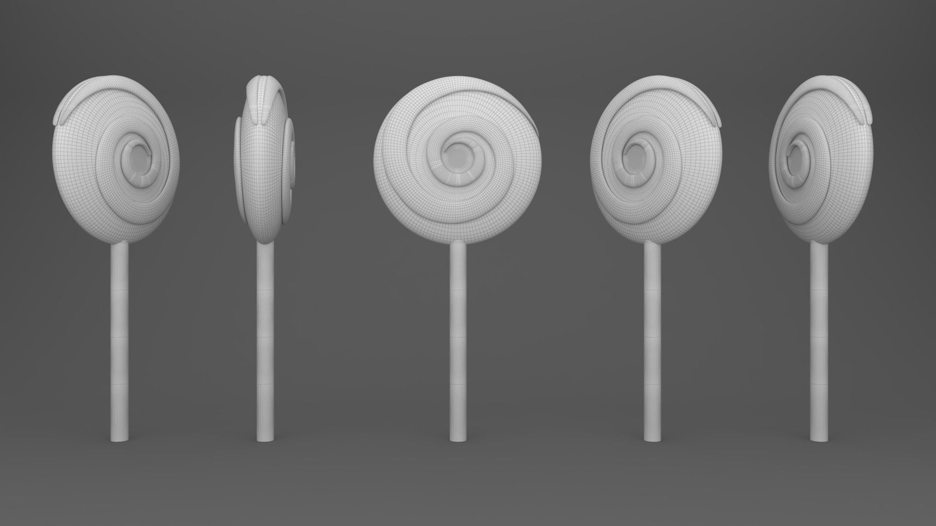 Cartoon Candies v001 3D model | CGTrader