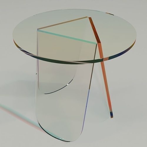 Glass Table 002 free 3D model | CGTrader