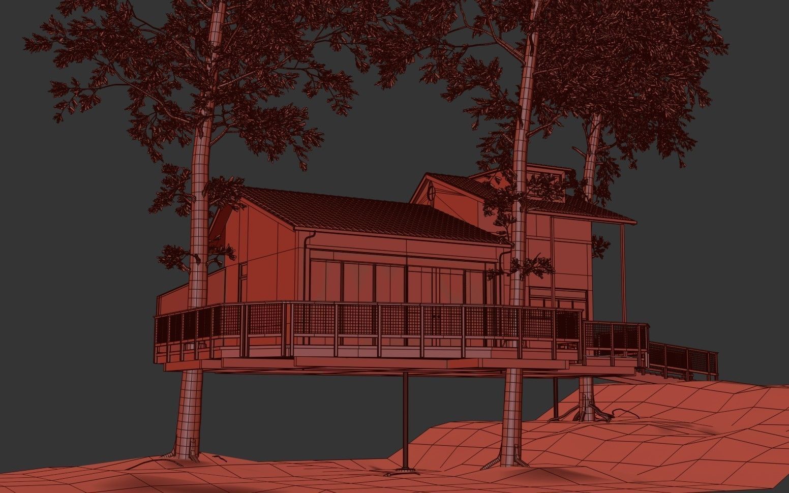 Tree House 3D model | CGTrader