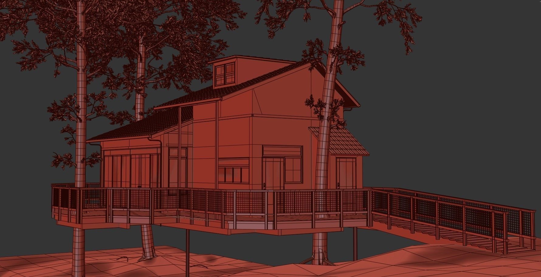 Tree House 3D model | CGTrader