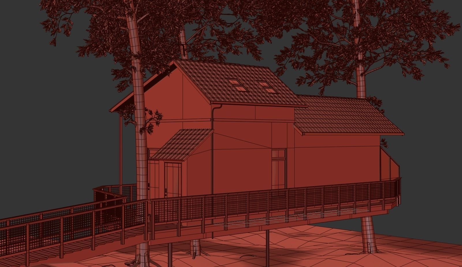 Tree House 3D model | CGTrader