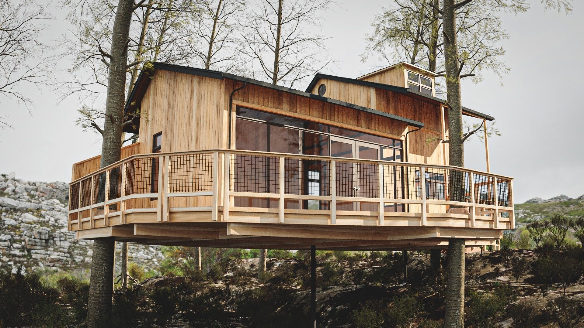 Tree House 3D model | CGTrader