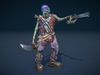 3D model Stylized Skeleton Pirate Sailor VR / AR / low-poly | CGTrader