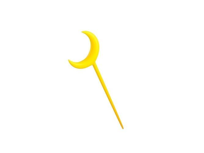 Moon Staff 3D model | CGTrader