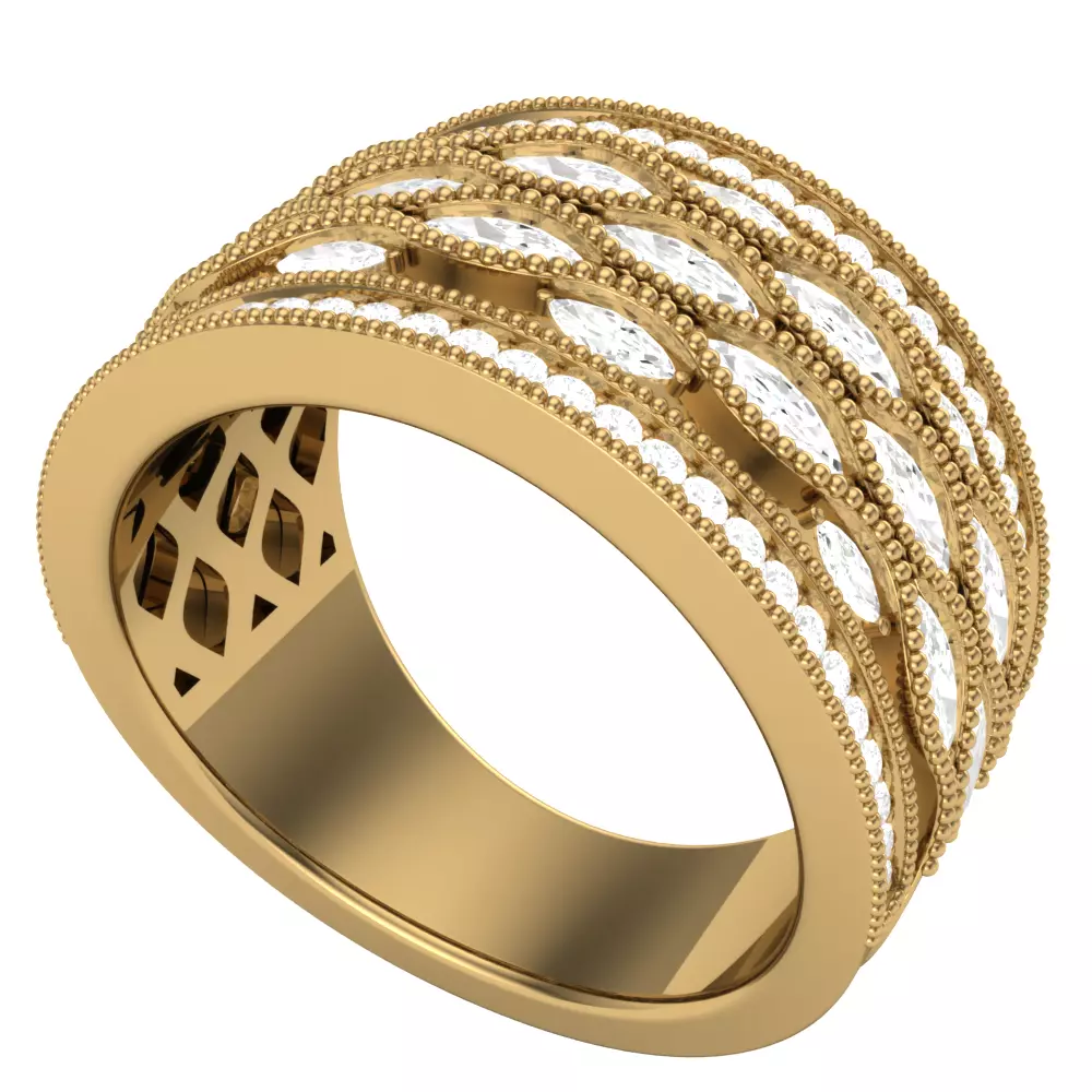 Engagement Ring 412 3D model 3D printable | CGTrader
