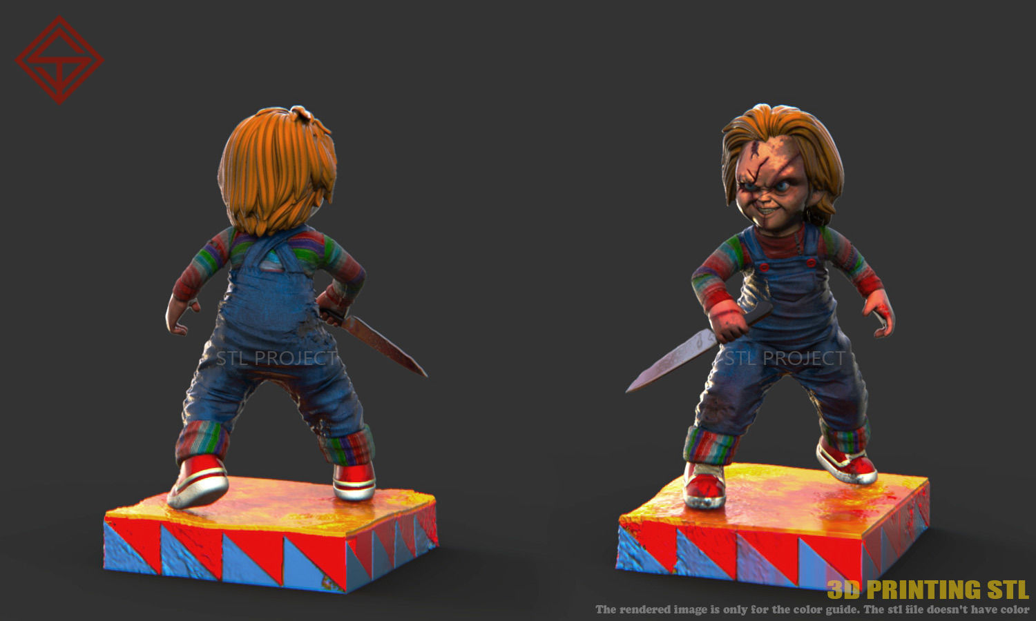 Chucky 3D model 3D printable | CGTrader
