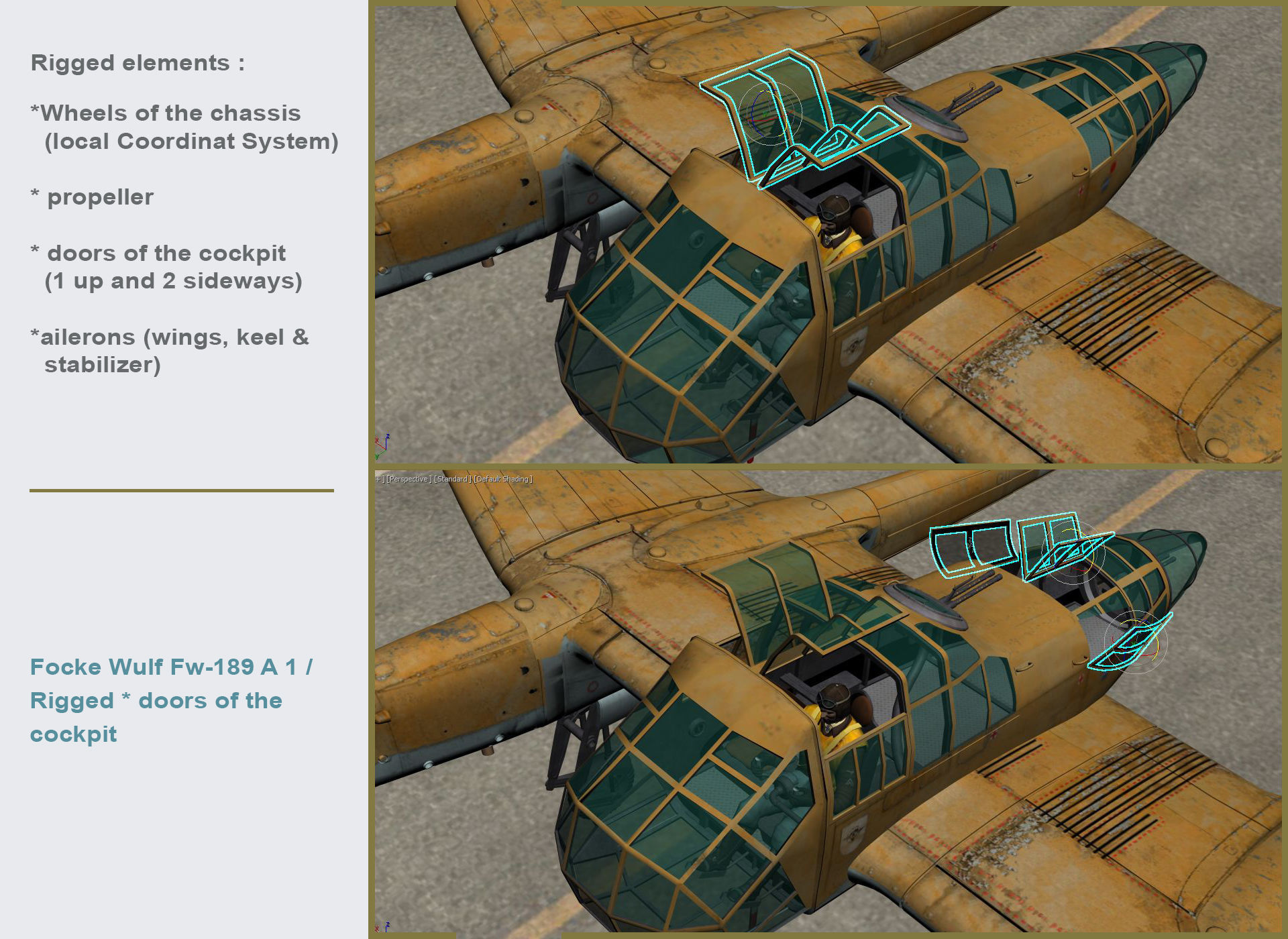 3D model Focke-Wulf Fw 189 A1 VR / AR / low-poly | CGTrader