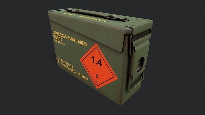 3D model Ammo Box - Tutorial Included VR / AR / low-poly | CGTrader