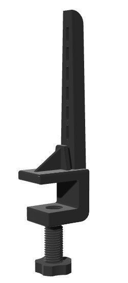 3D Print Pegboard table clamp model 3D model 3D printable | CGTrader