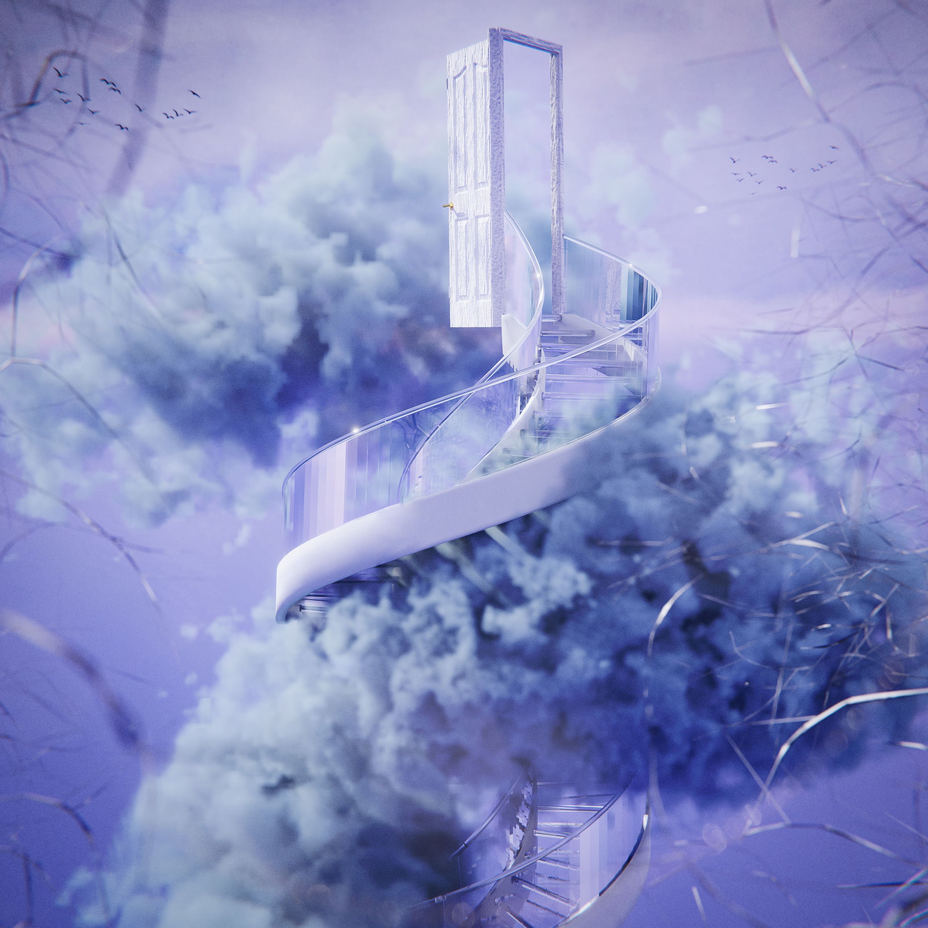 Heaven Gates 3D Scene 3D model | CGTrader