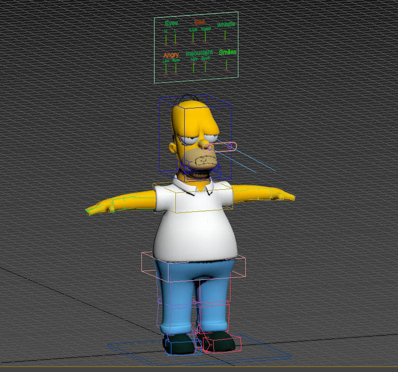 3D model Simpson Homer - 3D model PBR rigged VR / AR / low-poly | CGTrader